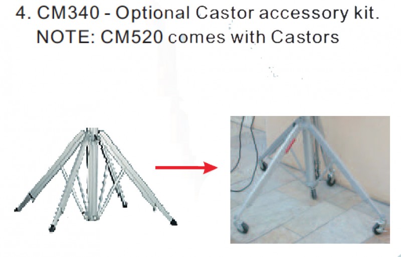 Portable Universal Lifters, 3.4m Lifting - Spacepac Industries