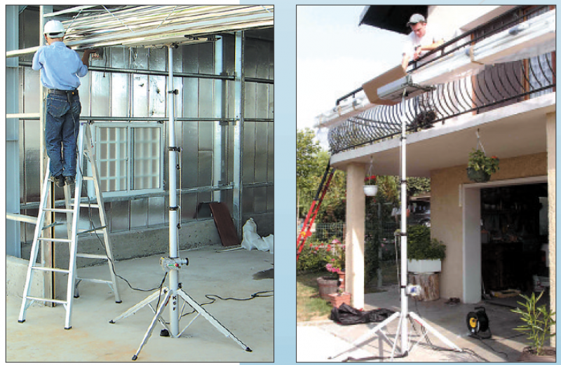 Portable Universal Lifters, 4.9m Lifting - Spacepac Industries