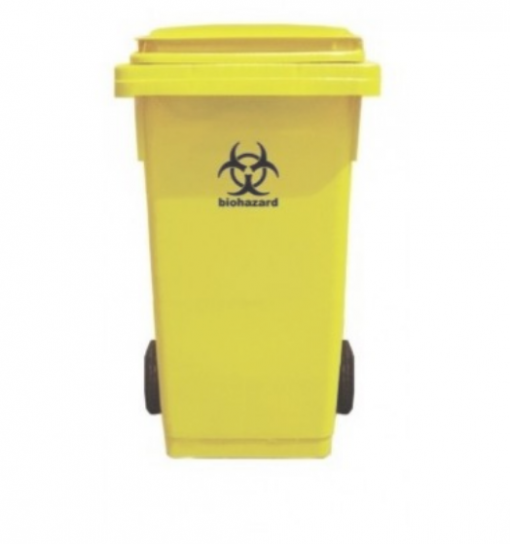 Sulo Otto Biopak Medical Waste Bin 240 Liter-Yellow