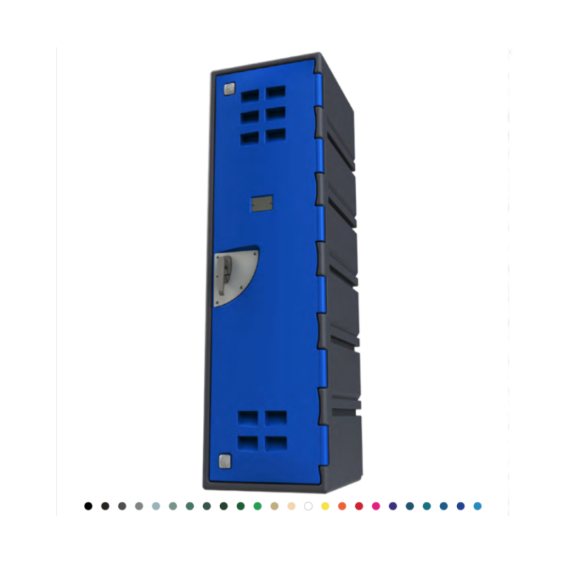 Poly Lockers A Series 380wide x 450deep - Spacepac Industries