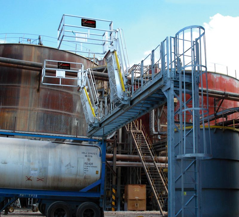 ISO Container Enclosure Wide Cage Access System - Spacepac Industries